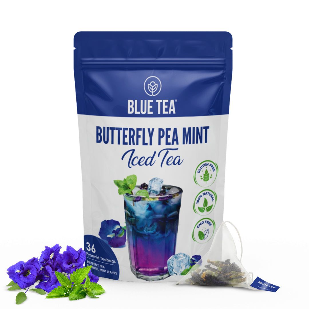 Butterfly Pea Mint Iced Tea - 36 Teabags – Blue Tea