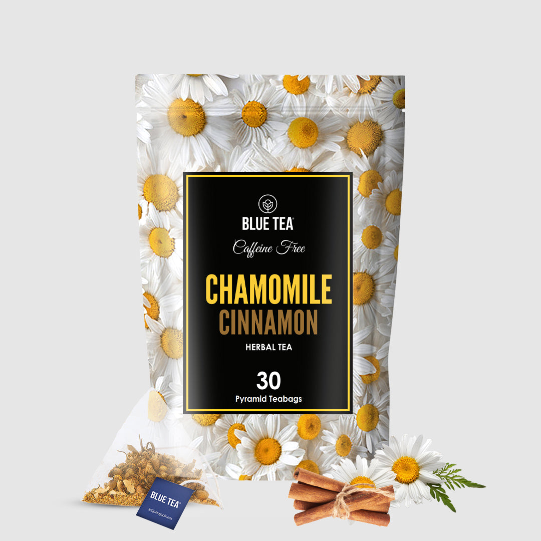 Chamomile Cinnamon Herbal Tea - 30 Tea Bags – Blue Tea