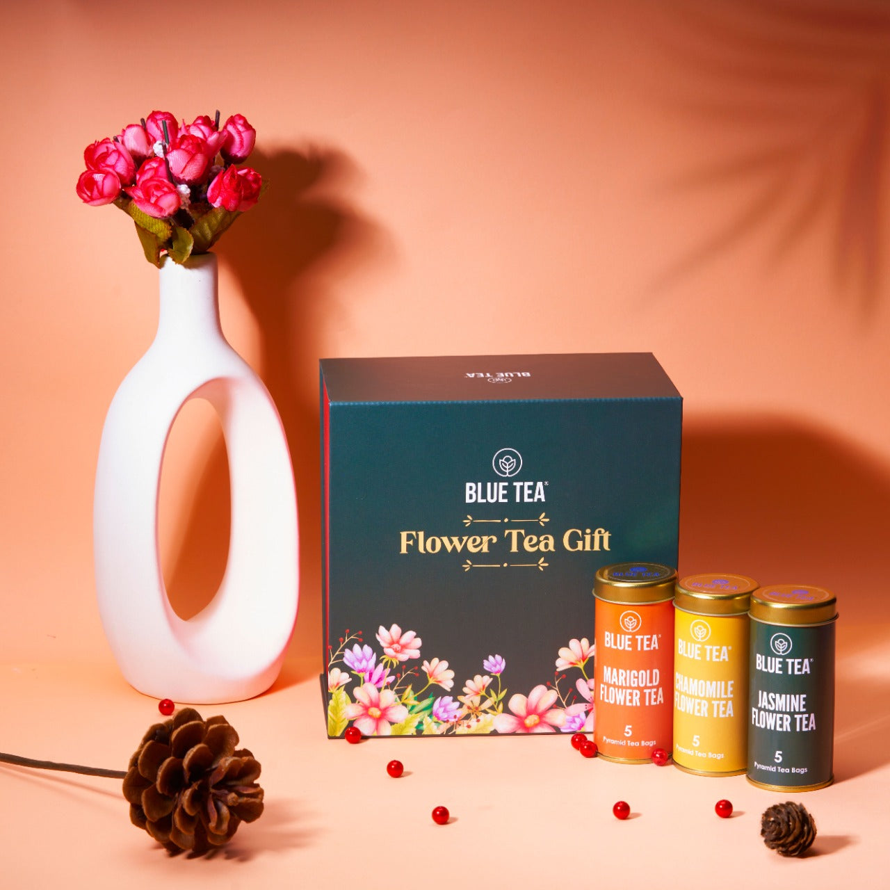Flower Tea Gift Set - 9 Flavors, 5 PTB each – Blue Tea